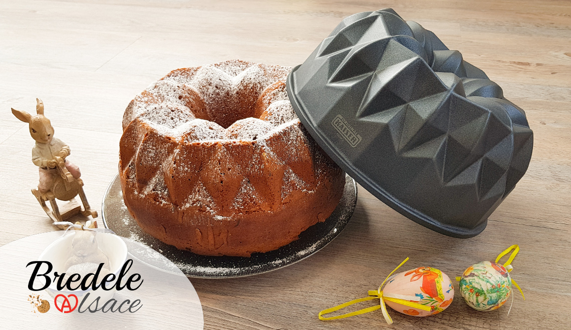 Gâteau marbré, recette du cake marbré - Bredele.Alsace